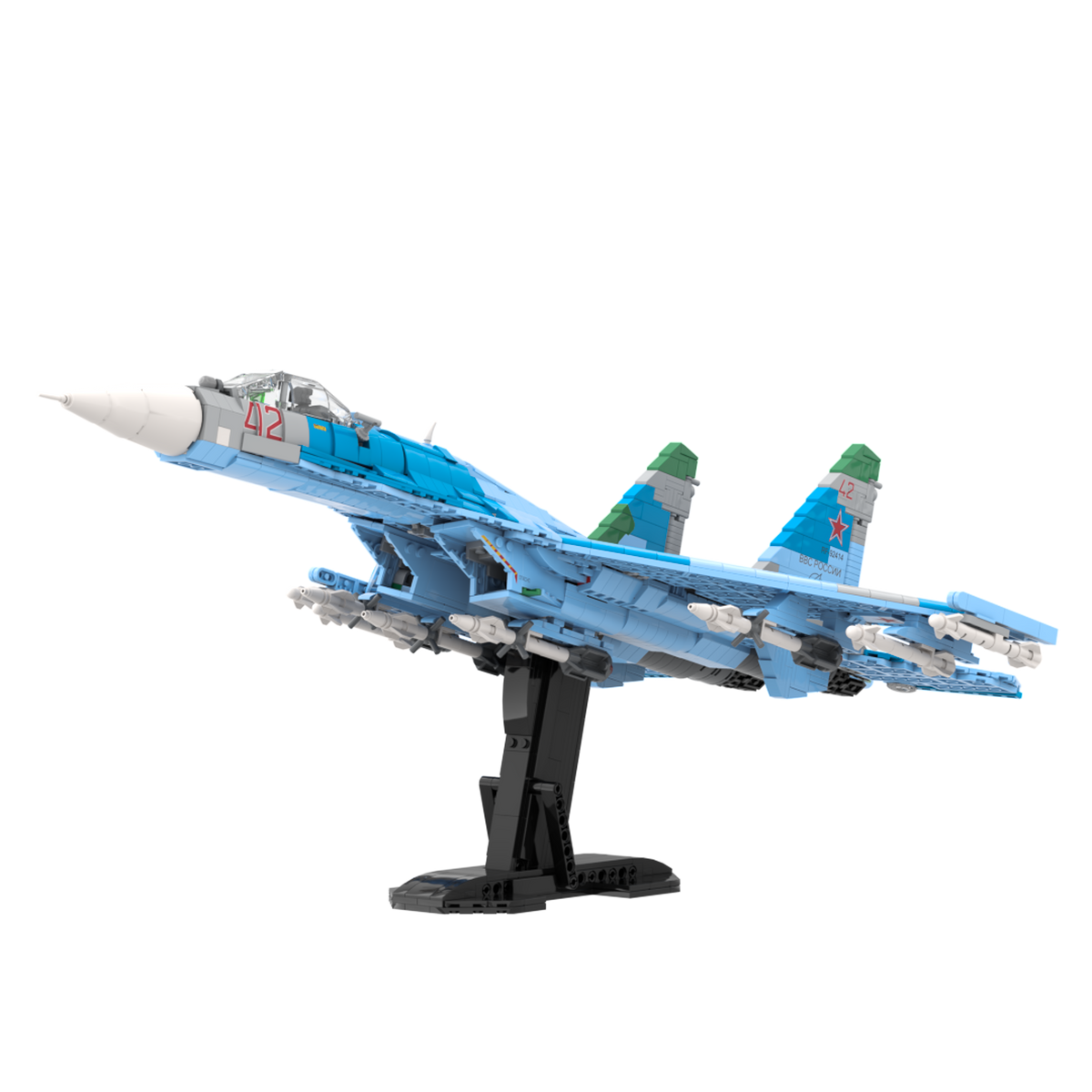 Su-27 Flanker-B Kit – Plane Bricks